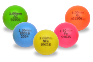 Metal Detector and X-Ray Inspection Test Balls | Test Standard Labs